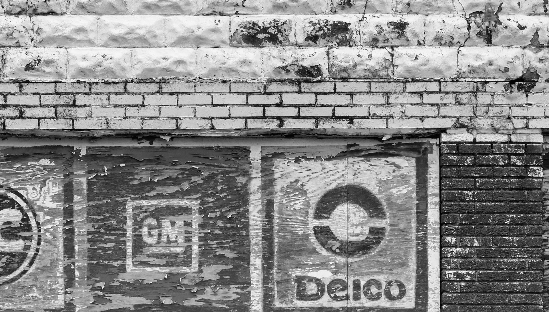 Black and white photograph of an old auto parts storefront - Shadows ...
