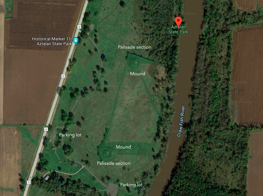 Ancient America: Aztalan Mound Site in Wisconsin - Shadows and Light