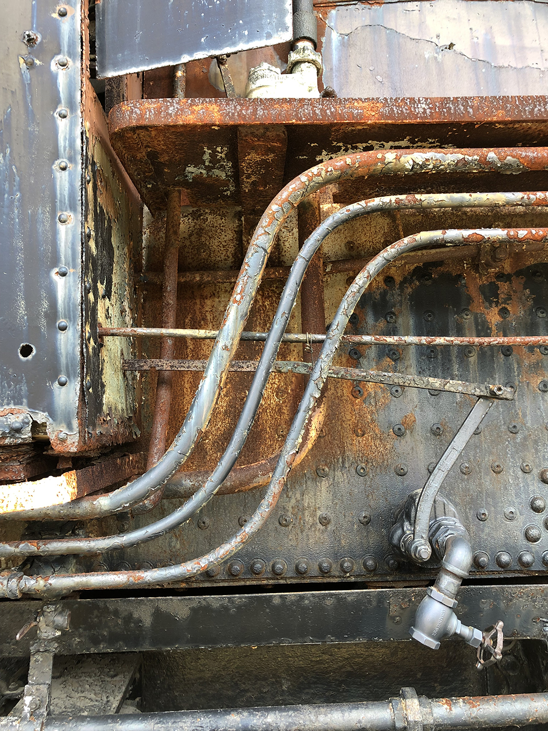 On location: Photographing Rusty Abandoned Trains - Shadows and Light