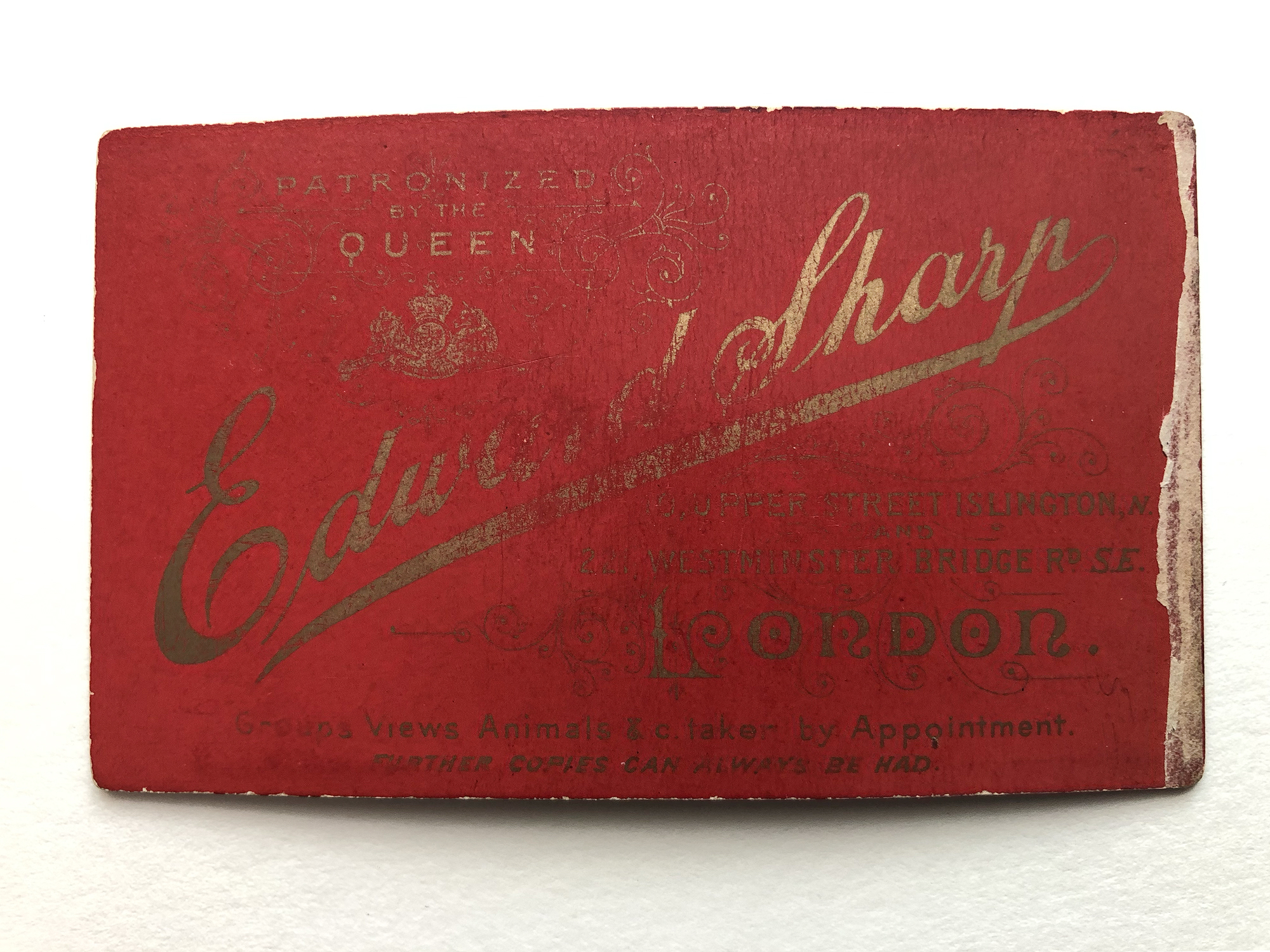 Antique Portrait of a Man in Uniform by London-based Photographer ...