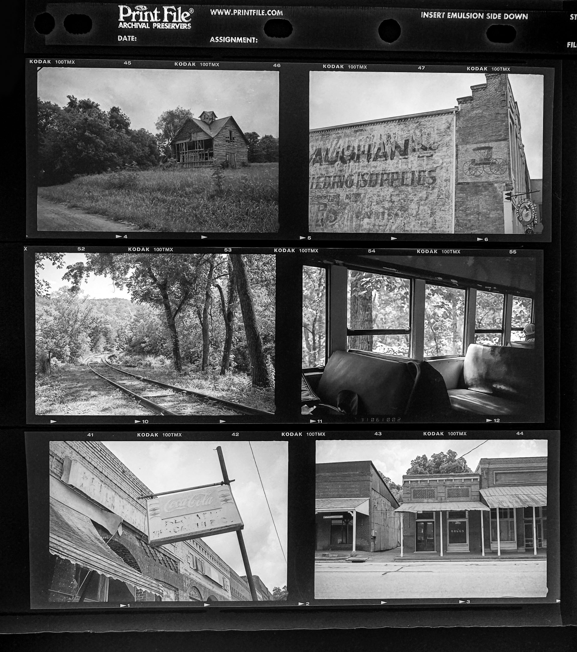 A Look at New Medium Format Negatives Shot with a Fuji GW690II Camera - Shadows and Light